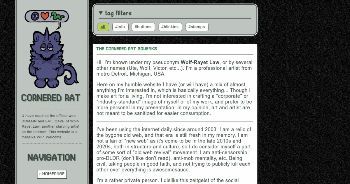 The Cornered Rat Squeaks - Wolf-Rayet Law