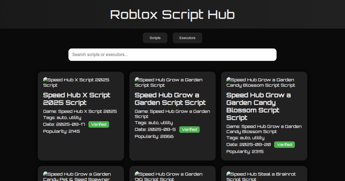 Roblox Script Hub