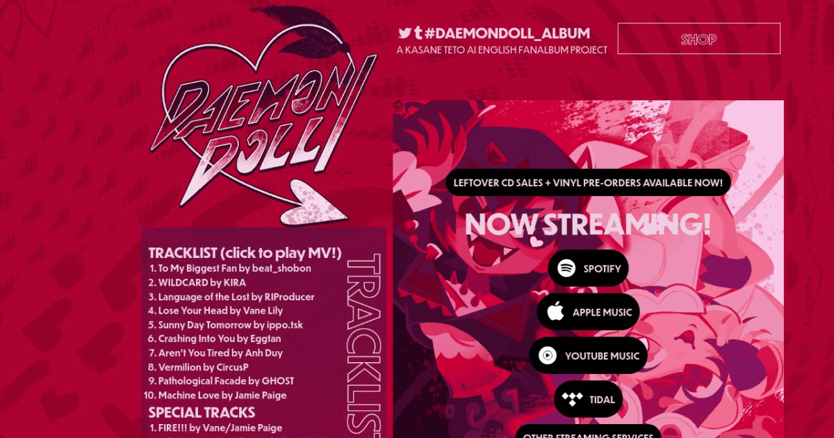 DAEMON/DOLL ALBUM PROJECT