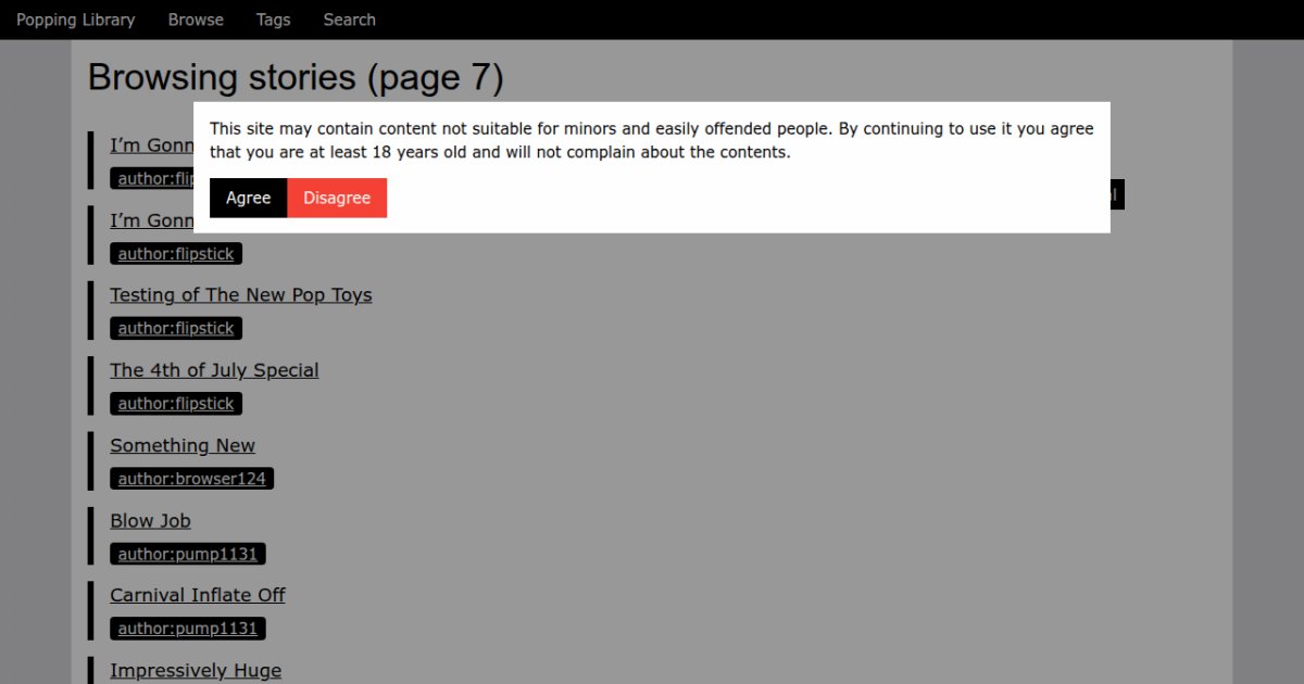 Popping Library :: Browsing stories (page 7)