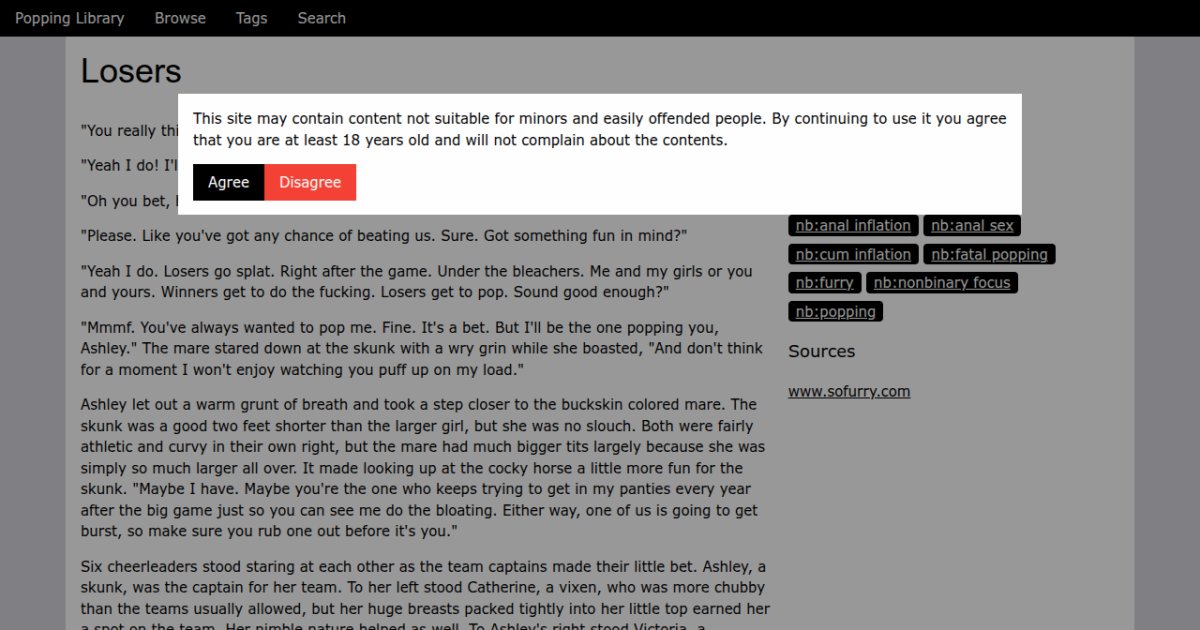 Popping Library :: Losers