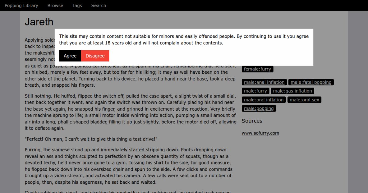 Popping Library :: Jareth