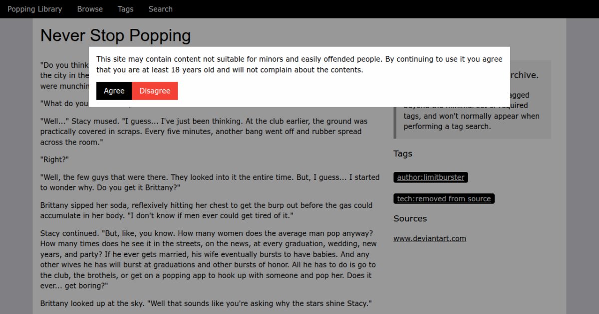 Popping Library :: Never Stop Popping