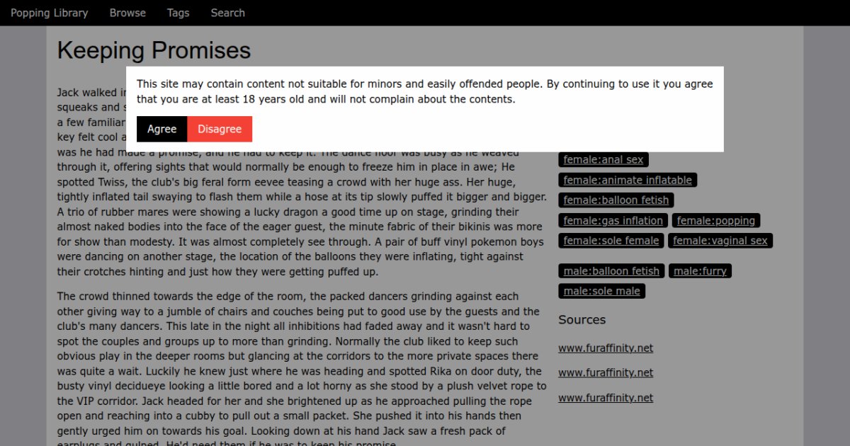 Popping Library :: Keeping Promises