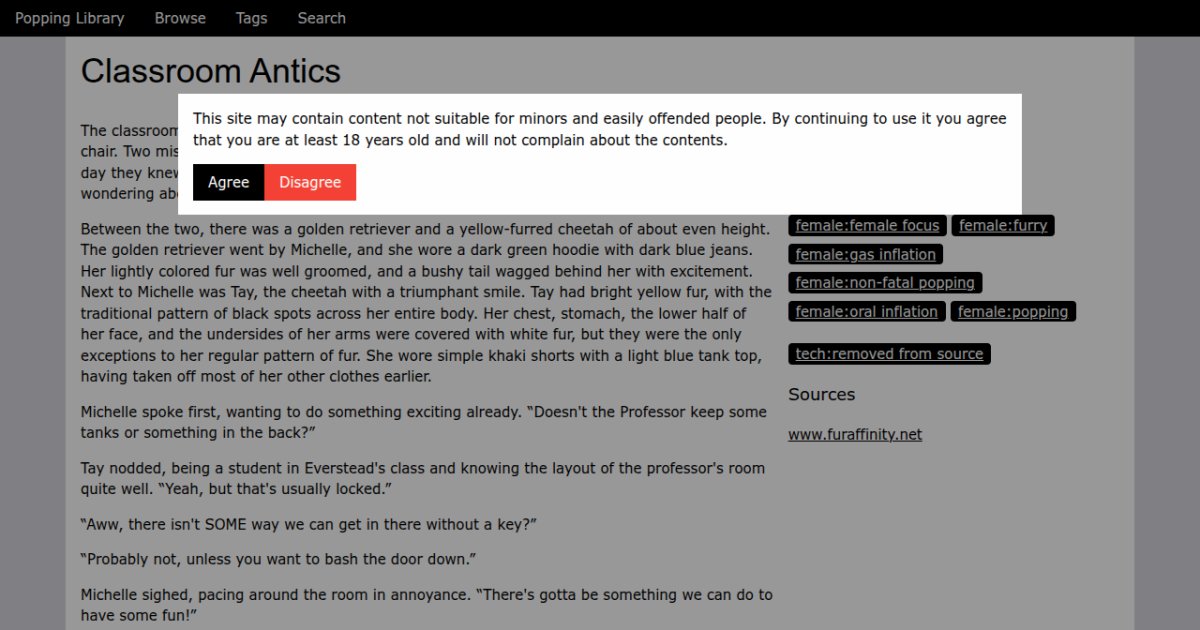 Popping Library :: Classroom Antics