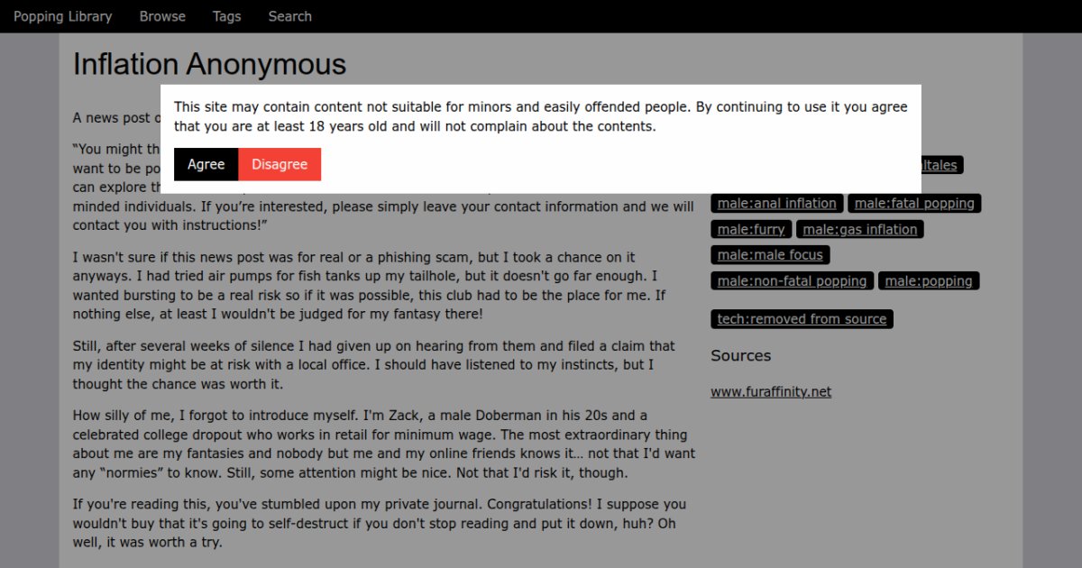 Popping Library :: Inflation Anonymous