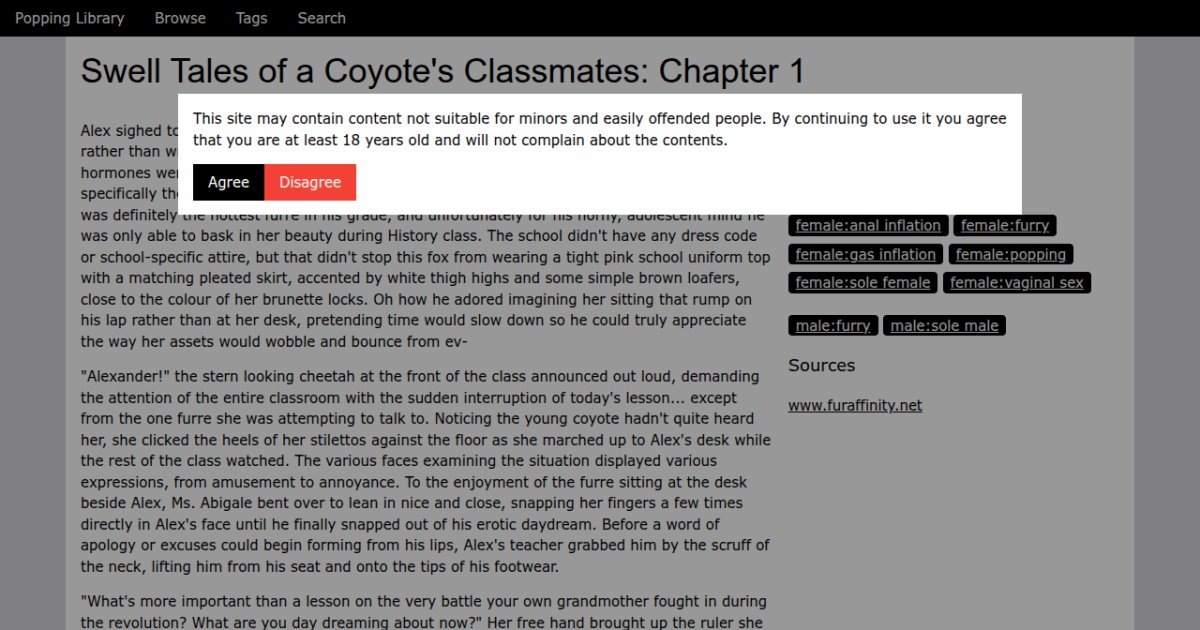 Popping Library :: Swell Tales of a Coyote's Classmates: Chapter 1
