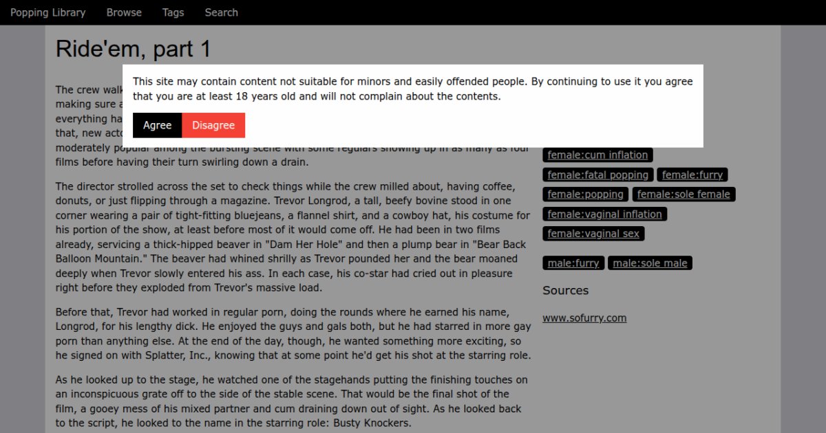 Popping Library :: Ride'em, part 1