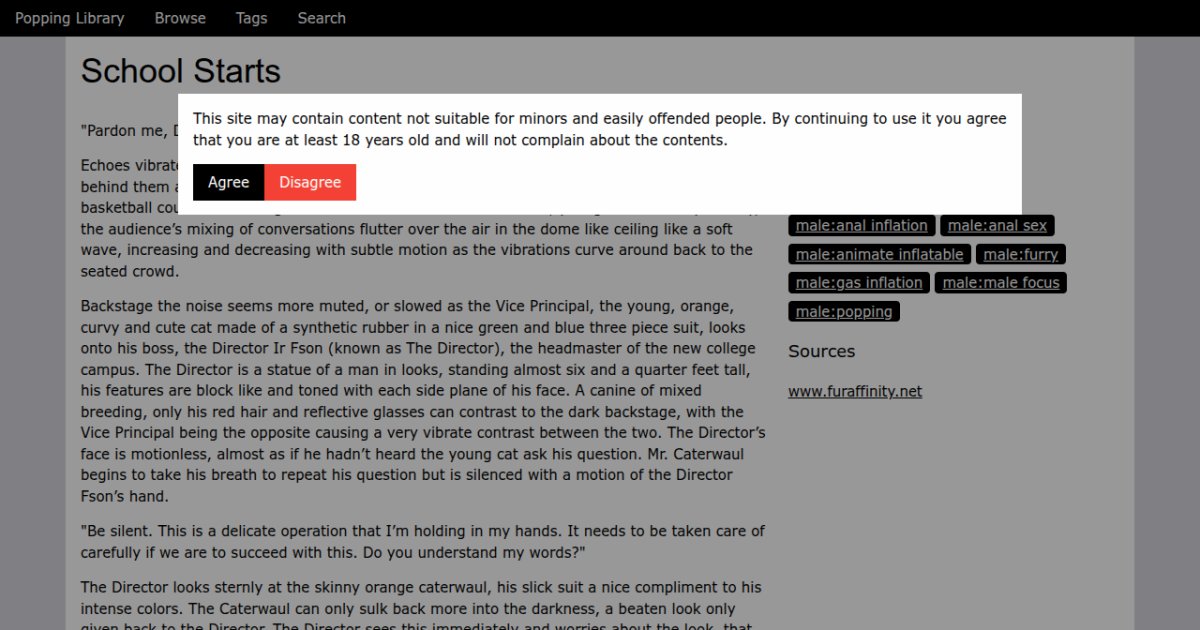 Popping Library :: School Starts