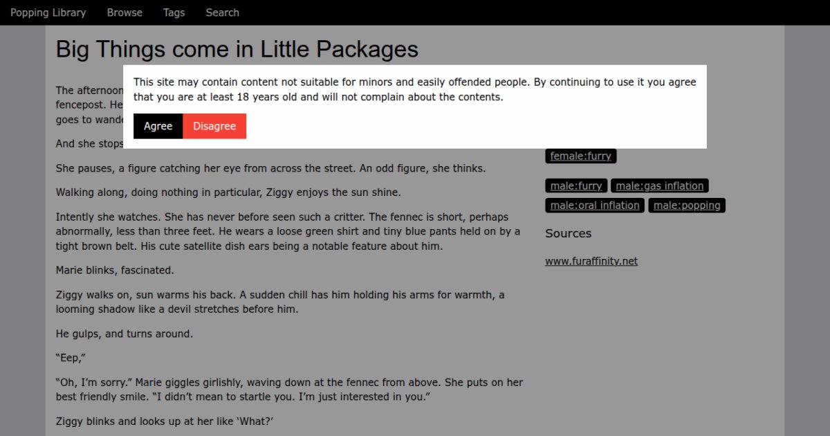 Popping Library :: Big Things come in Little Packages