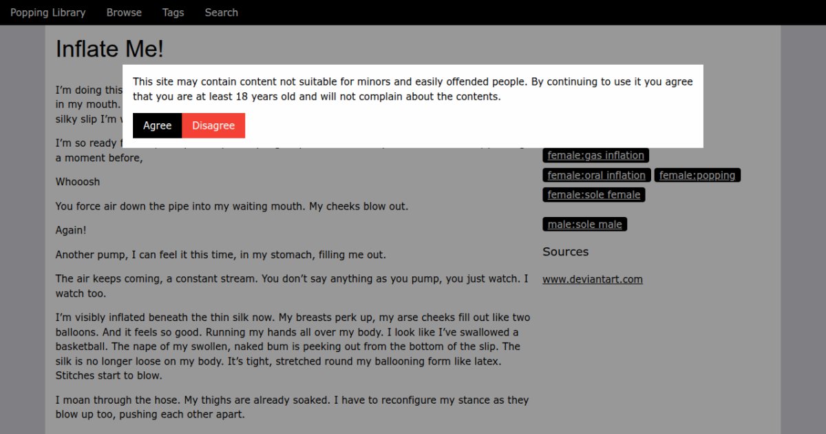 Popping Library :: Inflate Me!