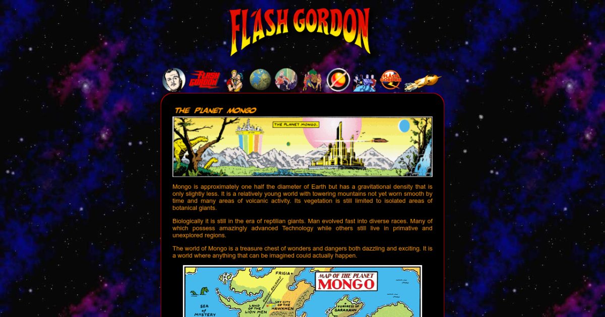 Flash Gordon - The Planet Mongo