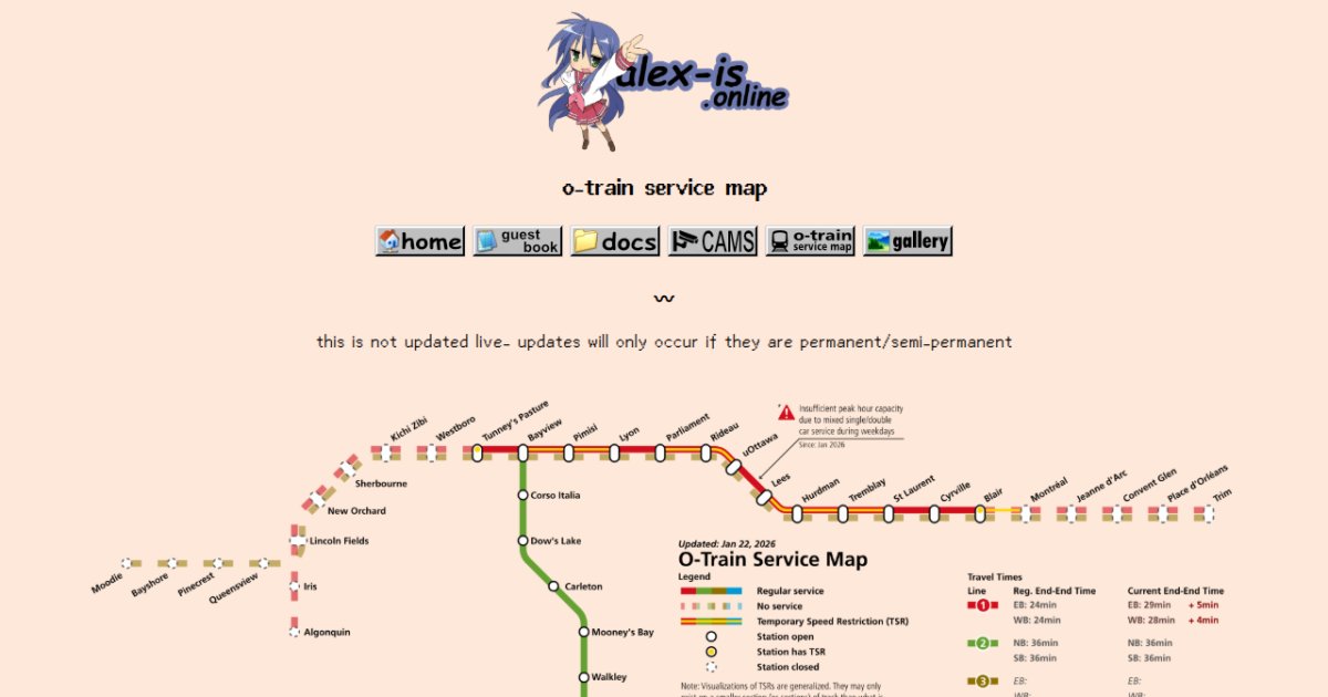 o-train service map
