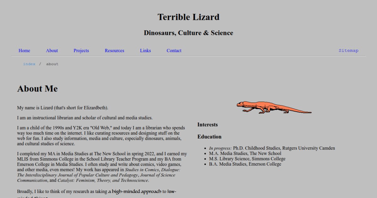 Terrible Lizard