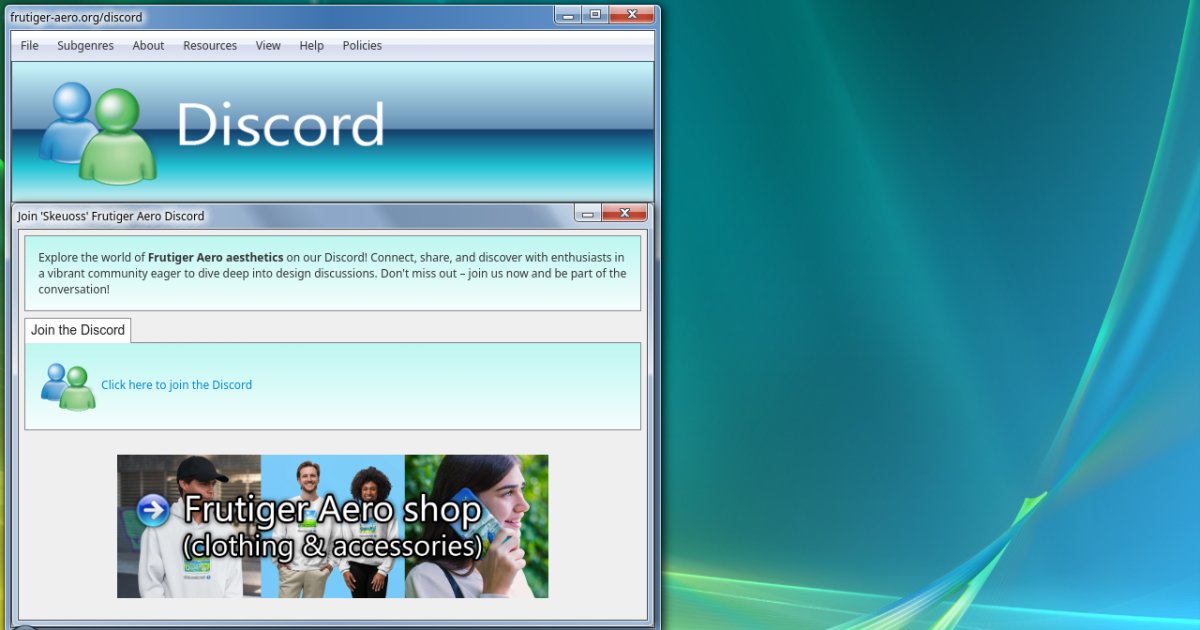 Frutiger Aero Discord Server - frutiger-aero.org