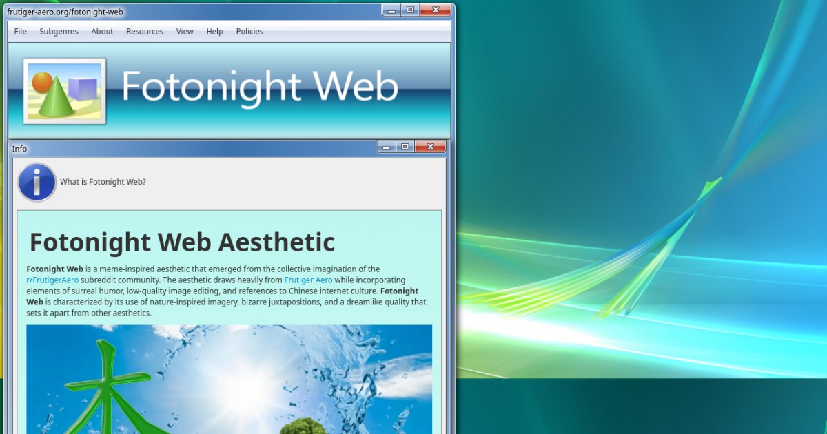 Fotonight Web Aesthetic - frutiger-aero.org