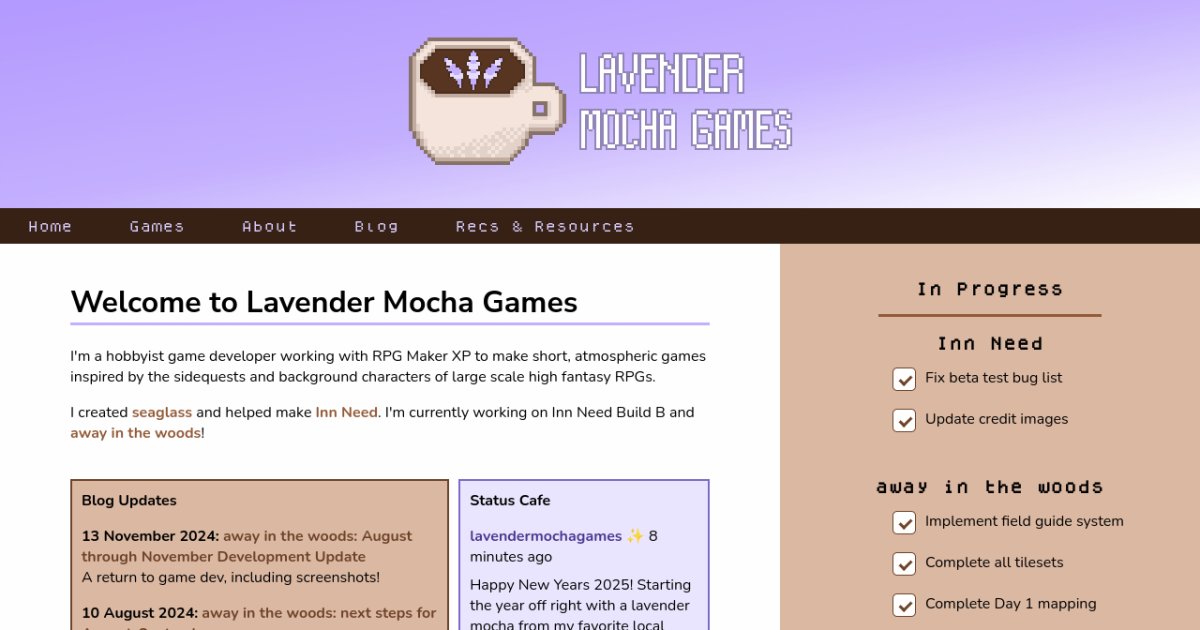 Lavender Mocha Games