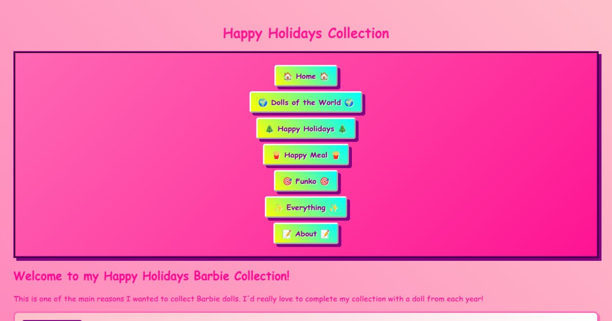 My Happy Holidays Barbie Collection