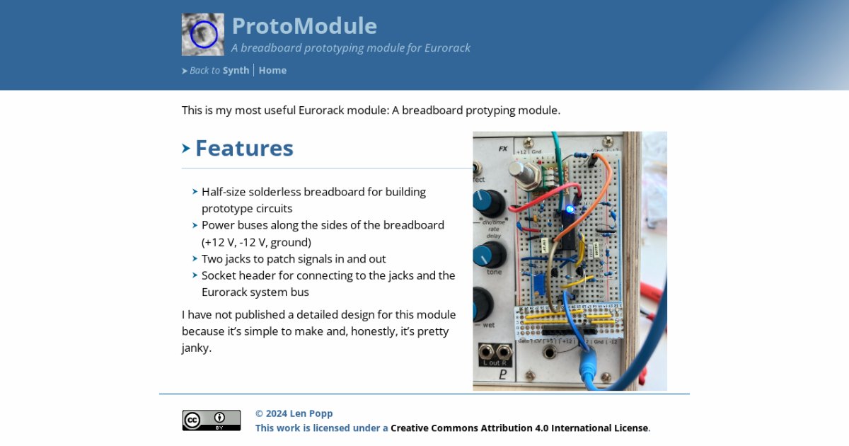 ProtoModule - Len’s Stuff