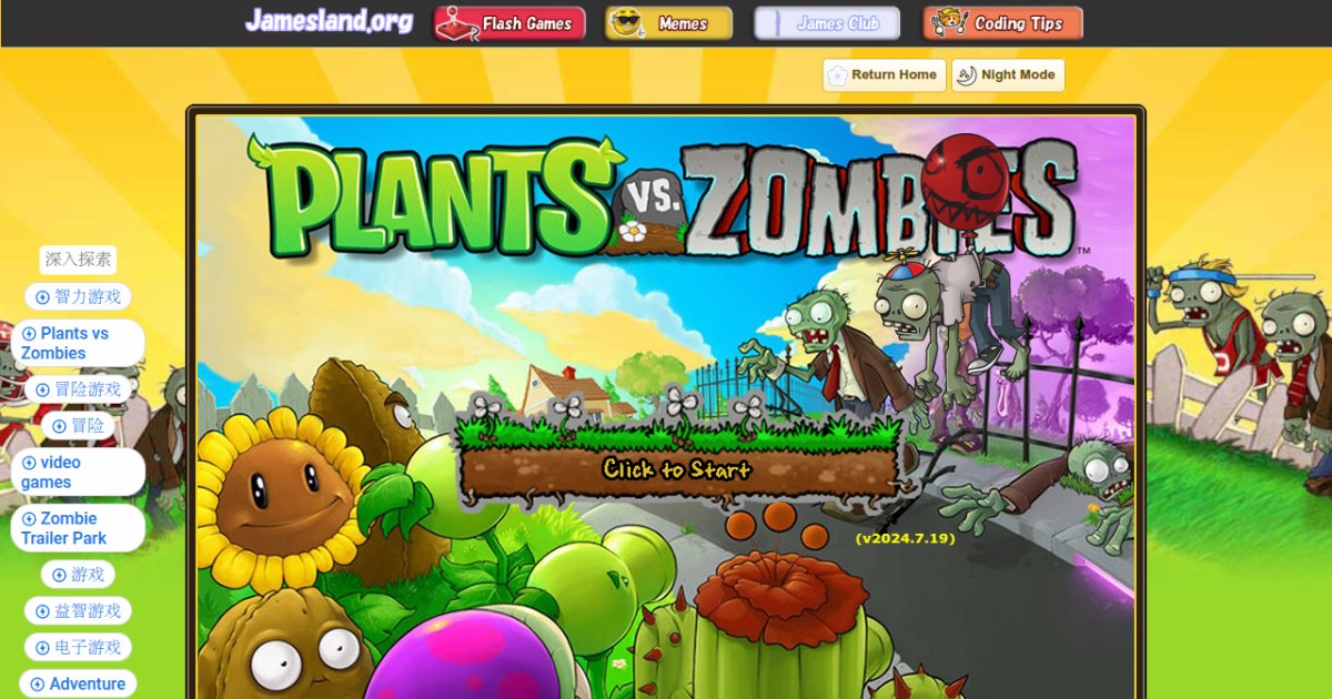Plants vs Zombies - Play Online, Unblocked