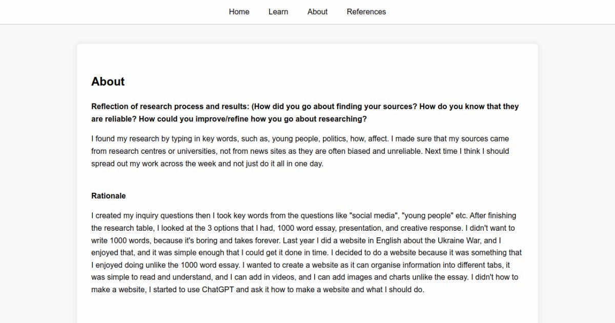 Political Research Task