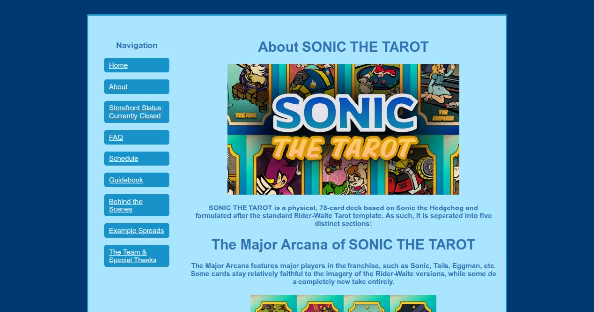 SONIC THE TAROT