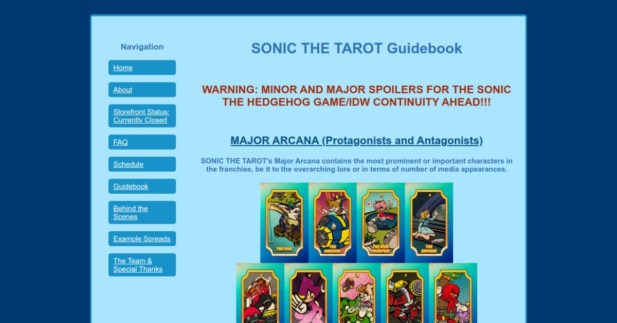 SONIC THE TAROT