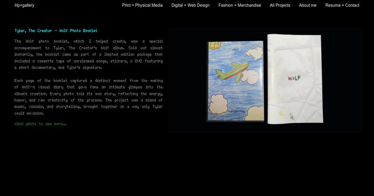 Wolf Booklet - HP+gallery