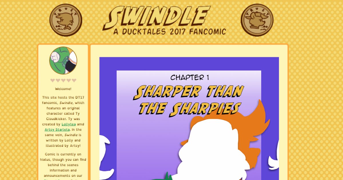 Swindle: A Ducktales Fancomic