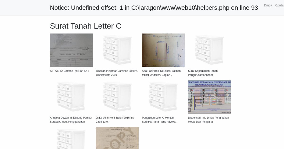 Surat Tanah Letter C