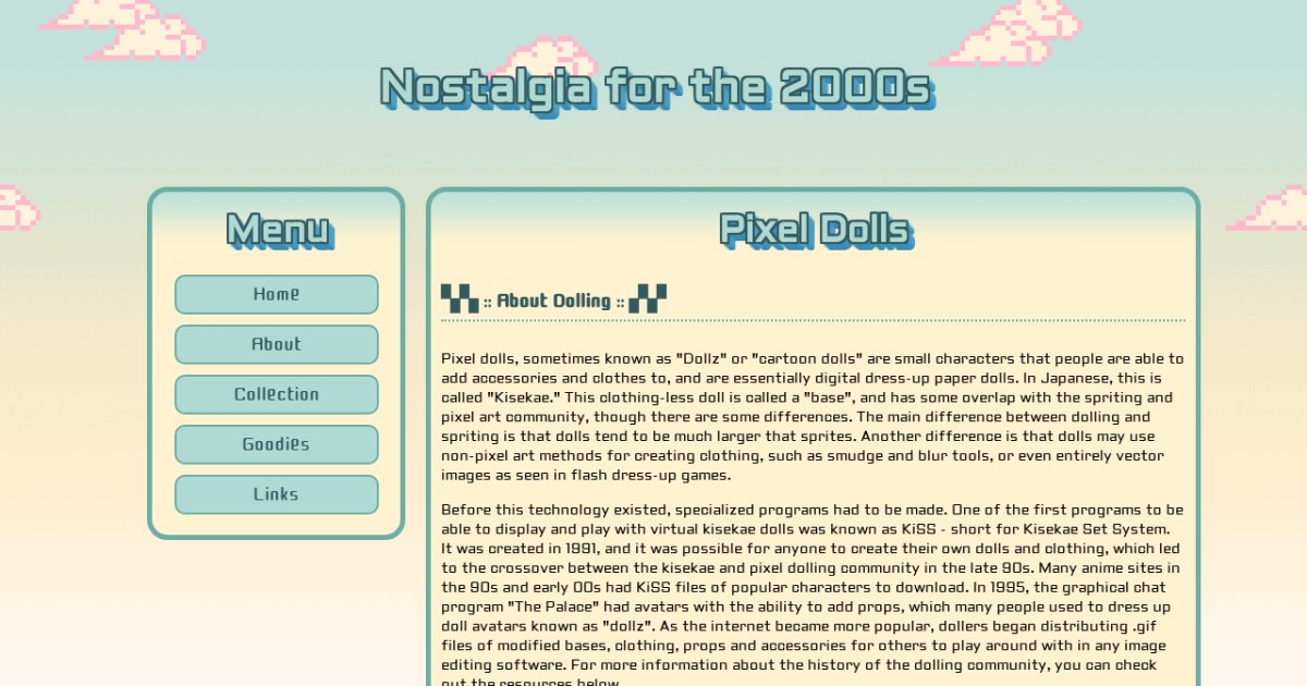 Pixel Dolls | Nostalgia for the 2000s