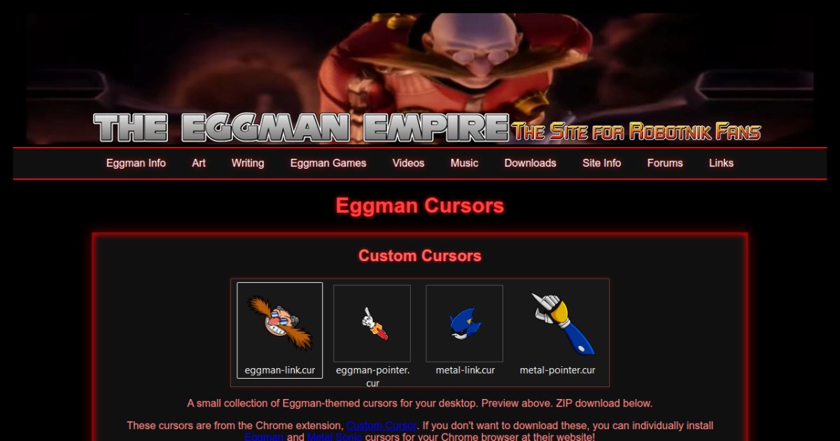 Eggman Cursors