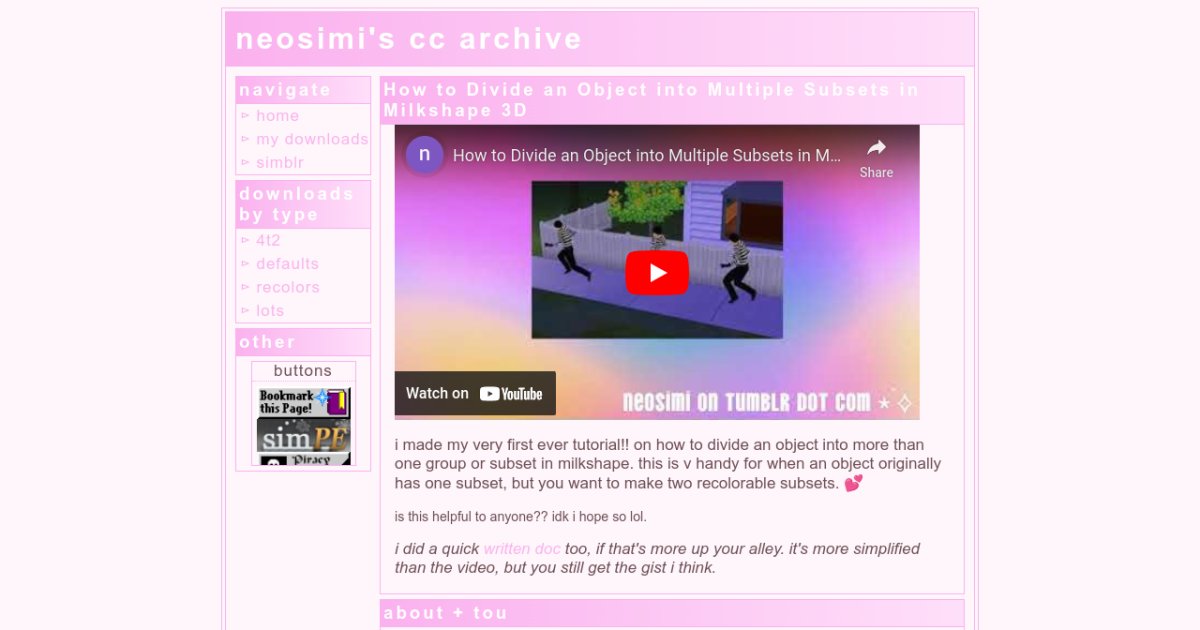 milkshape tutorial ♡