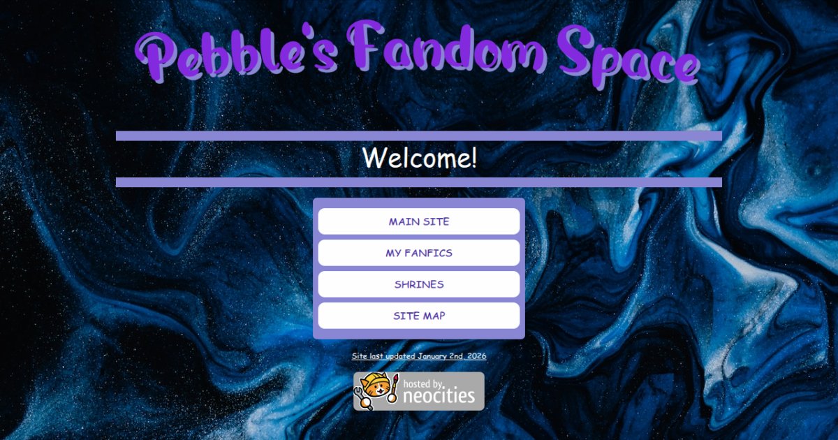 Pebble's Fandom Space