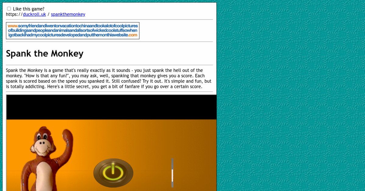 Duckroll - Spank the Monkey
