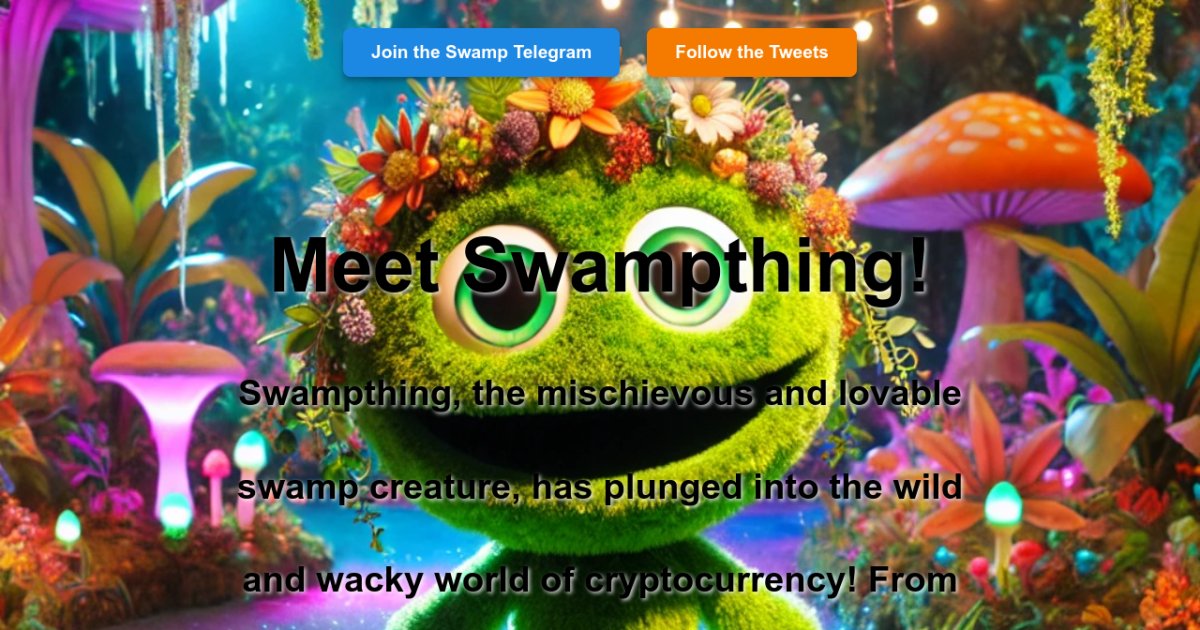 Swampthing's Crypto Adventures