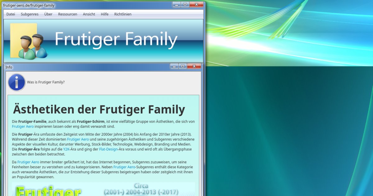 Ästhetiken der Frutiger Family - frutiger-aero.de