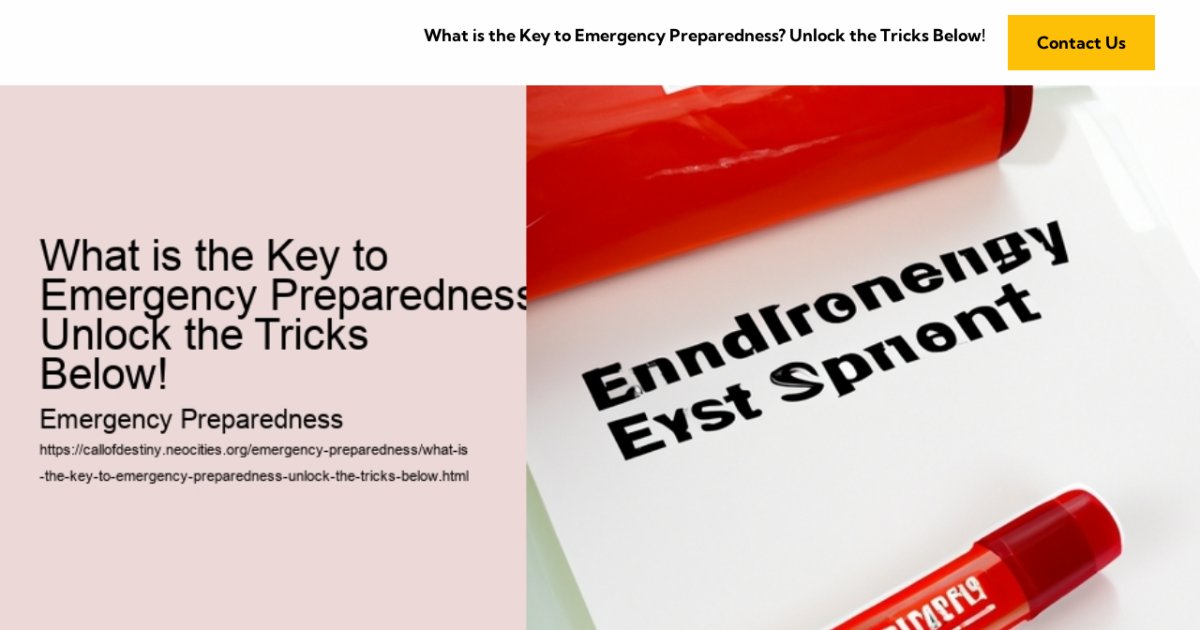 Alertla: Decoding the Secrets of Emergency Preparedness