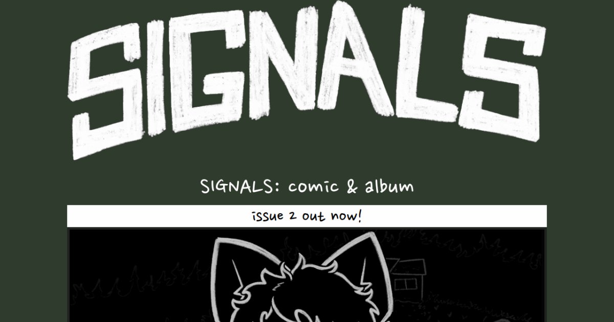 SIGNALS: comic & album