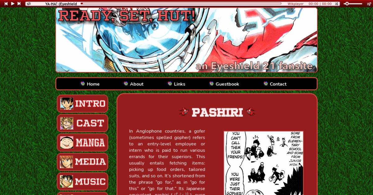 READY, SET, HUT! - Characters