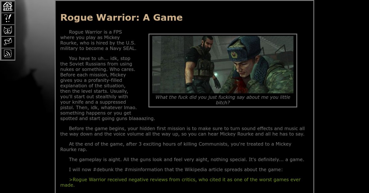 Rogue Warrior review