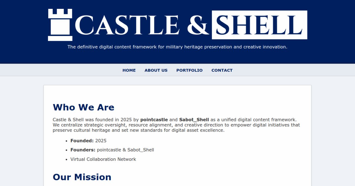 About | Castle & Shell