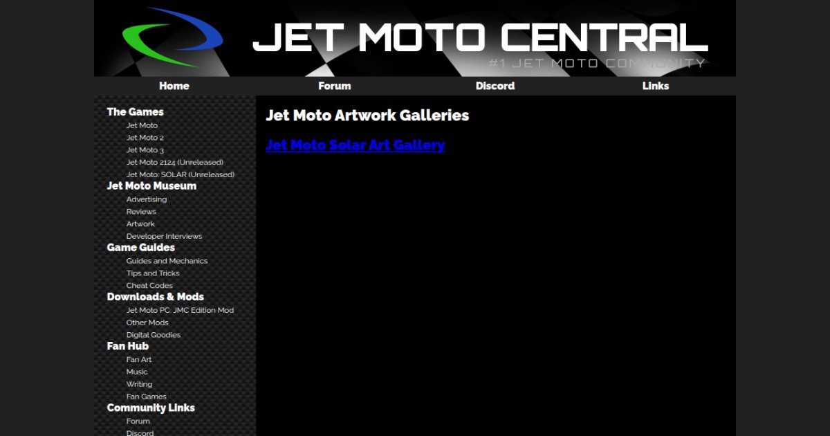 Jet Moto Artwork