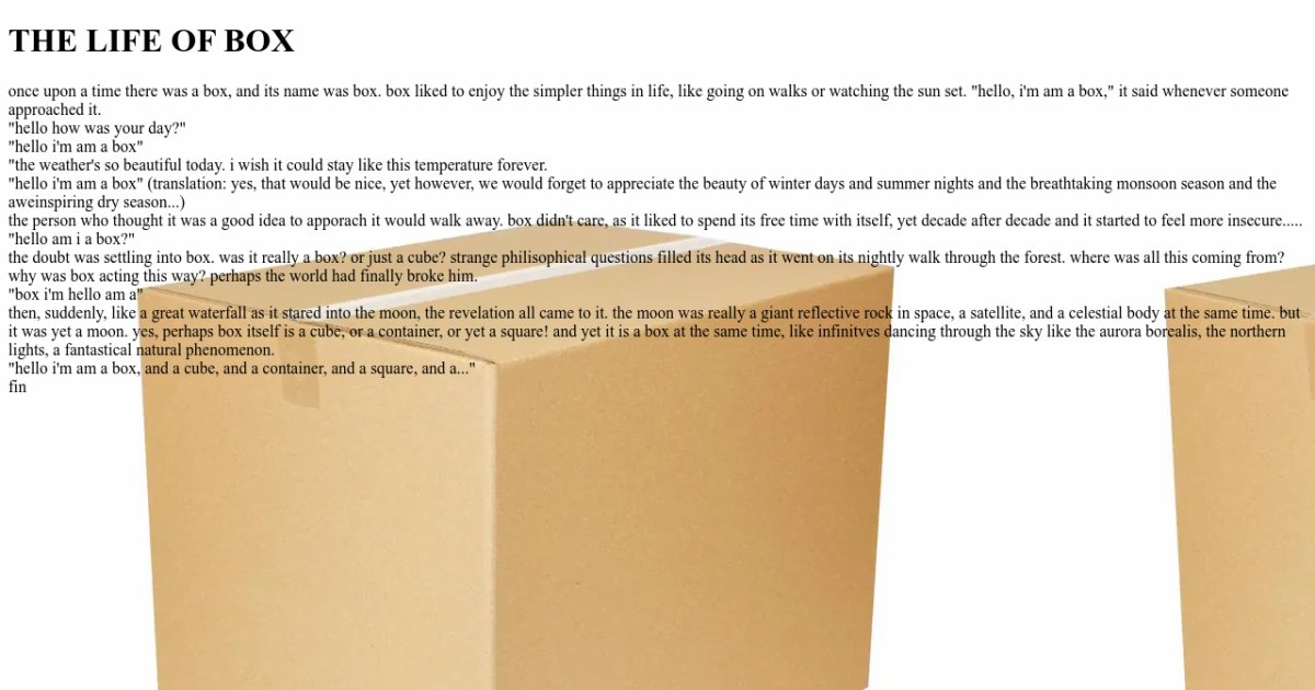 The box site of boxboxbox