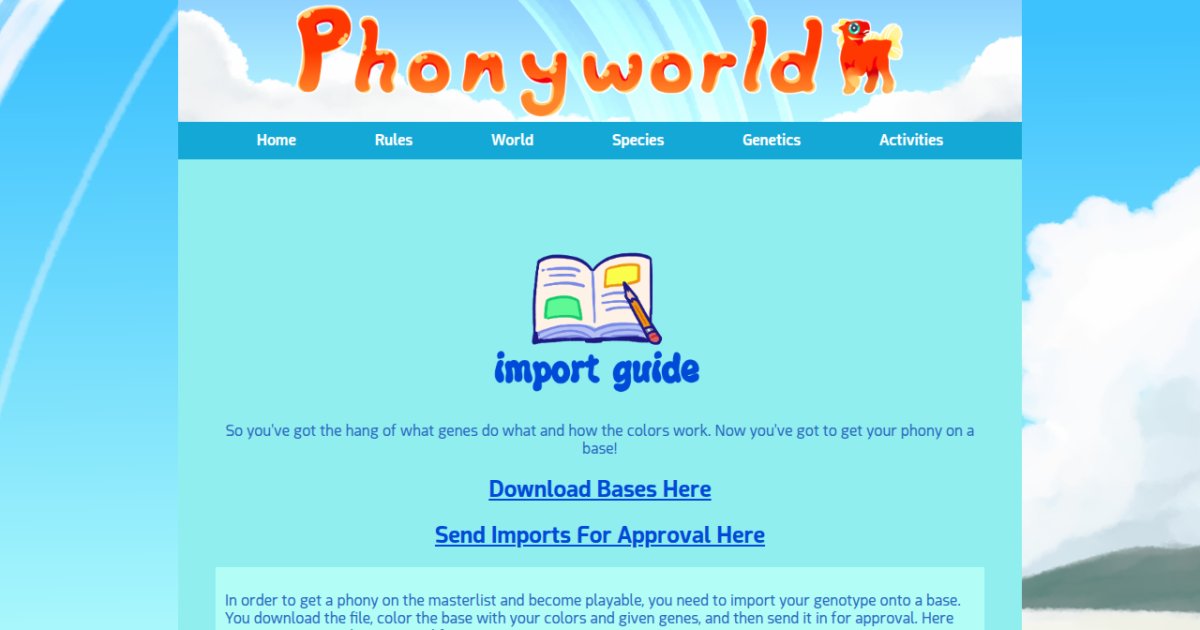 Import Guide