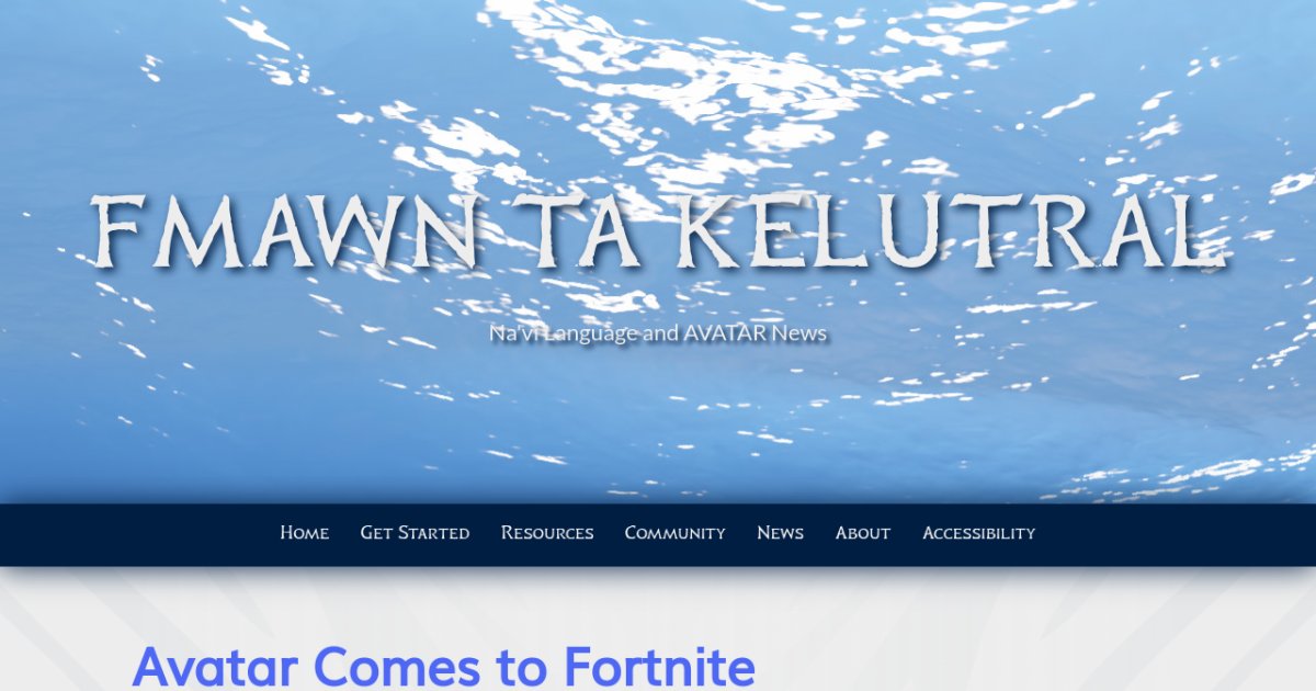 'Avatar' comes to 'Fortnite'