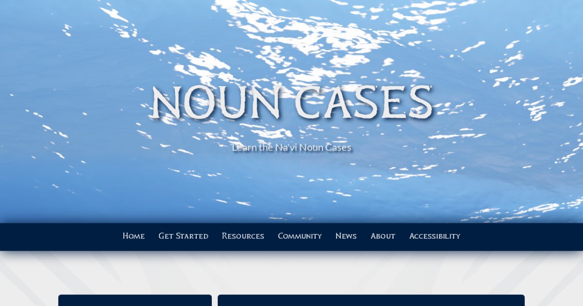 Na'vi Language Noun Cases