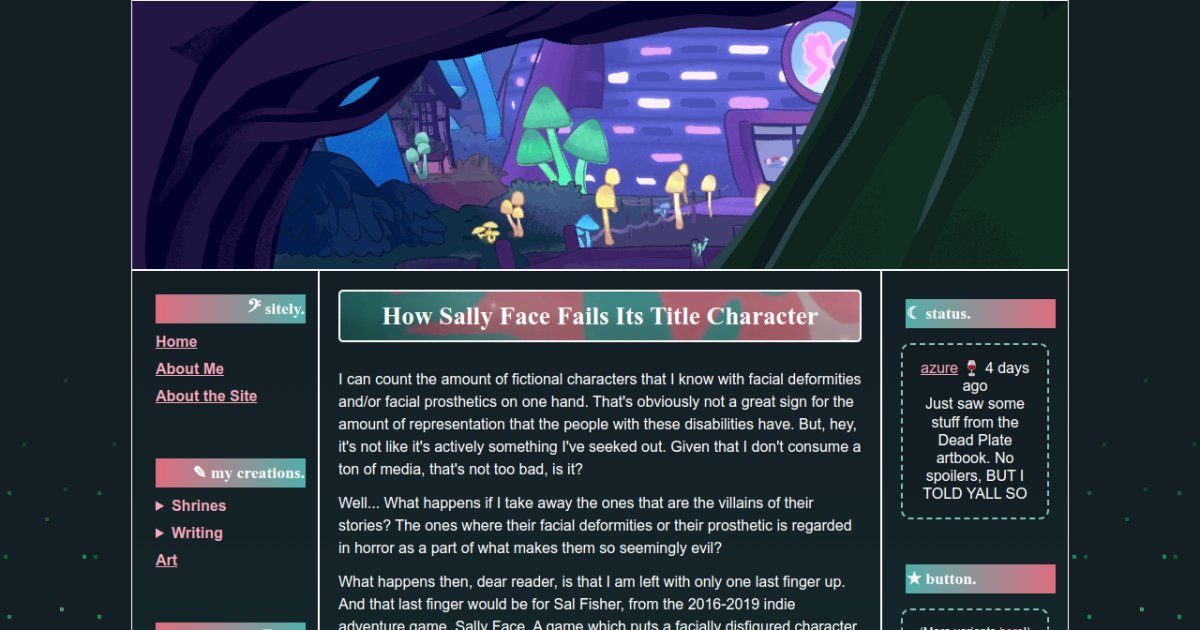 How Sally Face Fails Its Title Character | Ballonlea