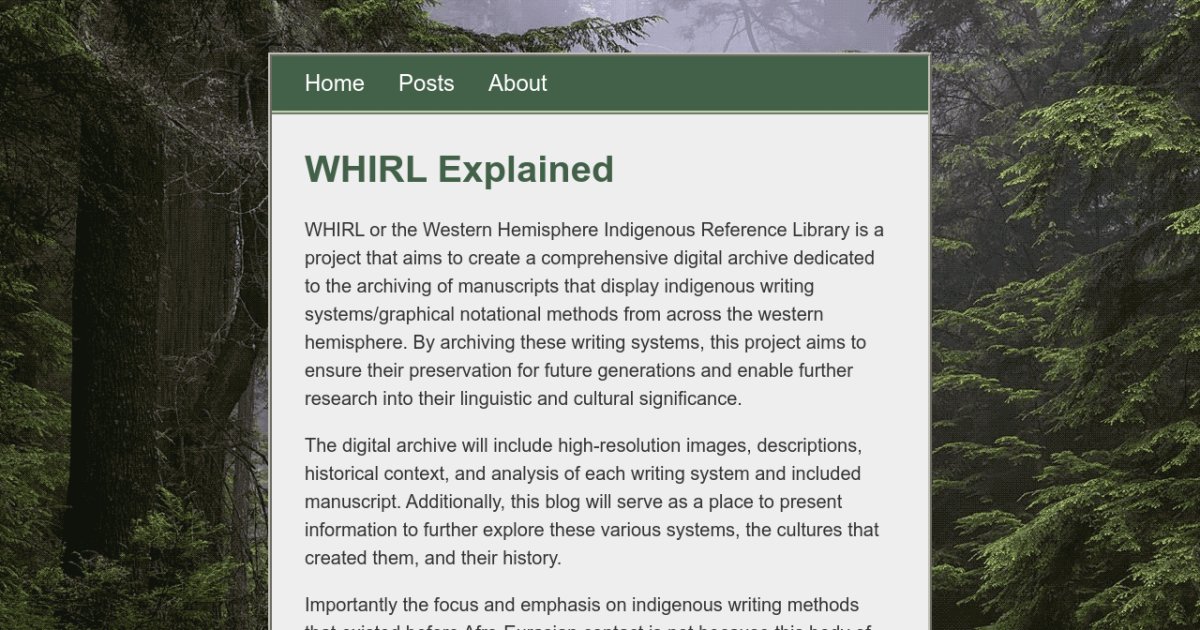 What is WHIRL?
