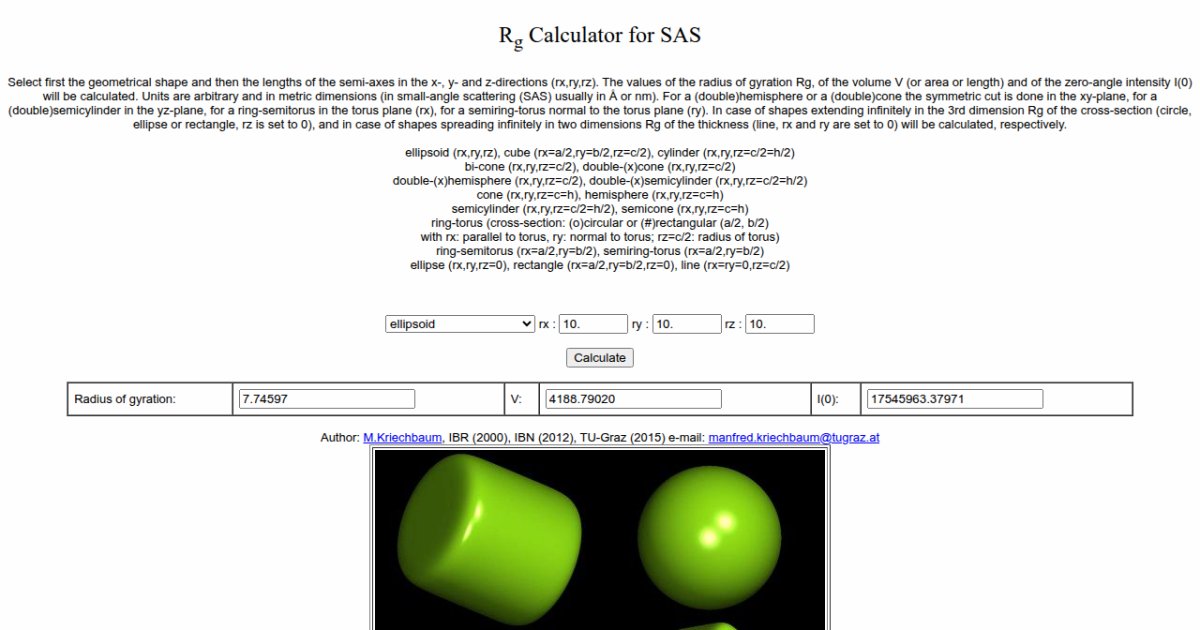 Rg-Calculator